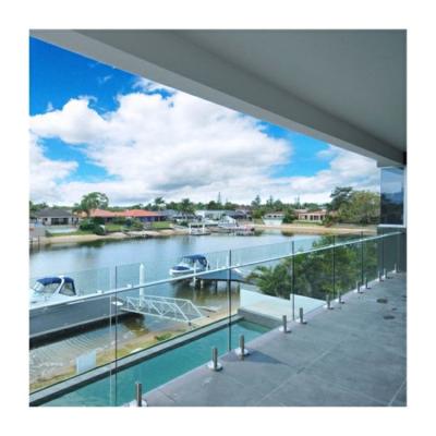 Cina Falkland Islands glass panel spigots stainless steel balcony spigot railing in vendita