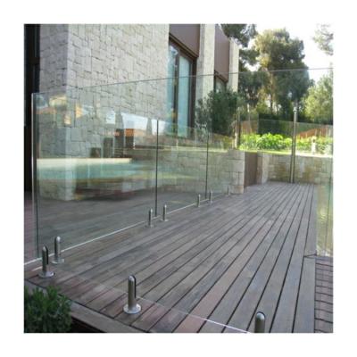 Cina Peru spigot glass railing system criss cross deck spigot railing in vendita