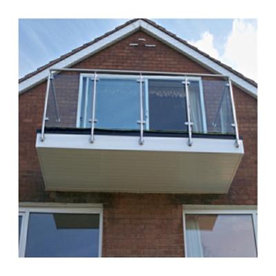 Китай Float glass fence mirror balcony railing assured glass fencing продается