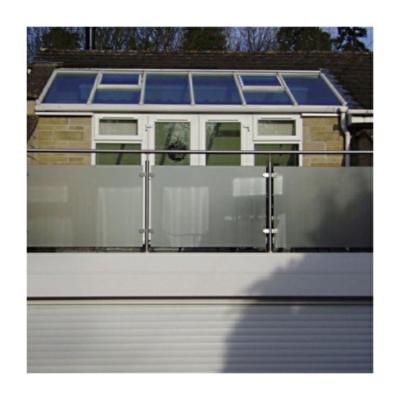 Cina AS glass railing second floor balcony railing urban glass fencing in vendita
