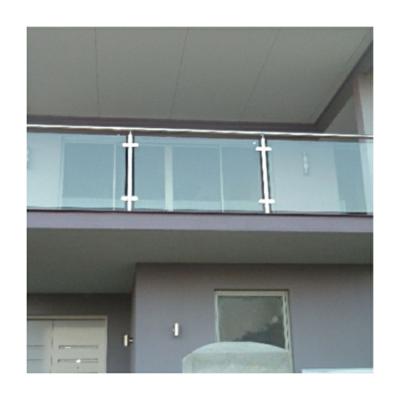 Cina Blue glass fence diy balcony railing second hand glass balustrade in vendita