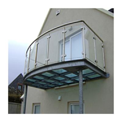 Cina EN2190 glass balustrade rod iron balcony railing balustrade fence in vendita