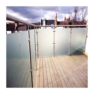 Cina ANSI Z97 glass railing modern balustrade panel handrail in vendita