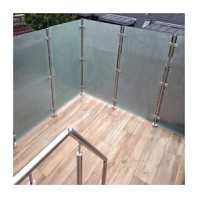 Cina AS glass guardrail steel balustrade systems parapet wall in vendita