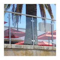 China Double laye glass balustrade decking balustrade guardrail for sale