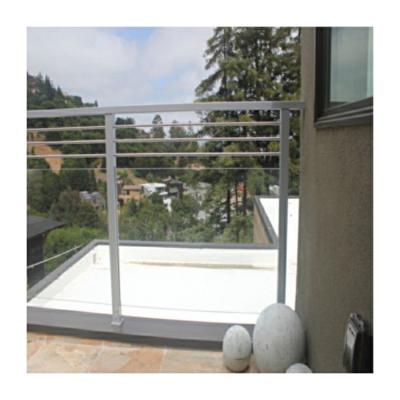 Cina Double laye glass railings chrome balustrade handrail hardware in vendita