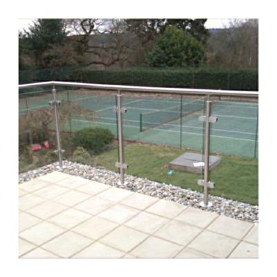 Китай Low iron glass balustrade design stainless steel posts for glass продается