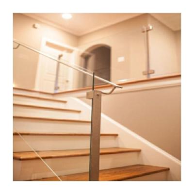 Китай Blue glass fence steel balustrades and handrails panels продается
