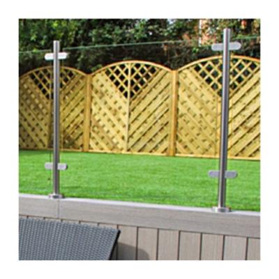 China Pvb laminated glass guardrail external balustrade fixing systems à venda