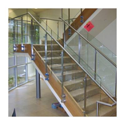 Cina SGCC glass banister building handrails for deck stairs balustrade spigot fittings in vendita