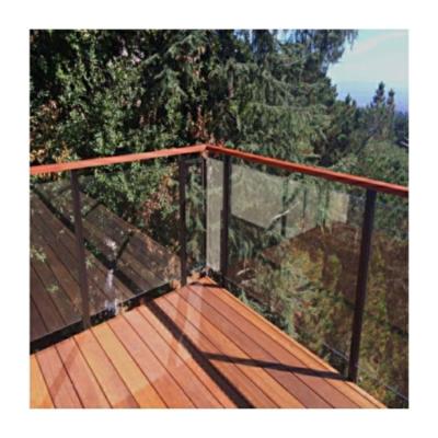 Китай Blue glass balustrades least expensive deck railing plexiglass stair railing продается