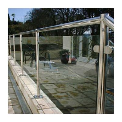 Китай Blue tinted glass railings fence panels for deck railing balcony railing suppliers продается