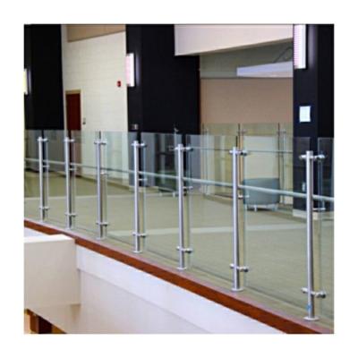 Cina Blue tinted glass railings fence panels for deck railing balcony railing suppliers in vendita