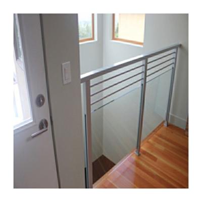 China Grey glass fencing chrome balcony railing handrail system à venda