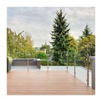 China Double layer glass railing roof grill design plexiglass railing system for sale