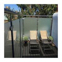 China Double layer glass railing roof grill design plexiglass railing system for sale