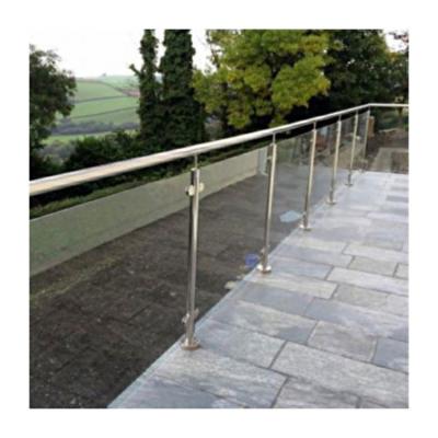 Cina Tmepered glass banister rails for decks and porches railing posts in vendita