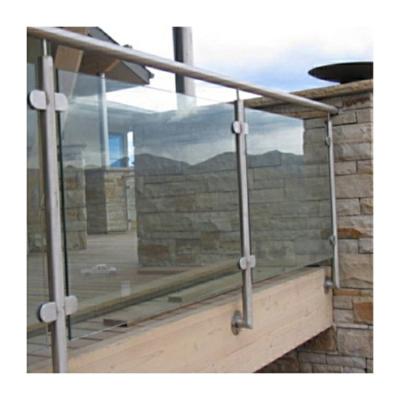 Cina Led glass balustrades white composite deck railing panels for deck railing cost in vendita