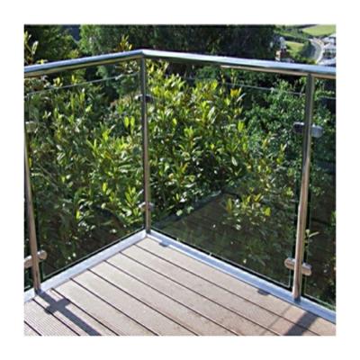 Cina EN2190 glass railings equipment rails for rooftop equipment frosted glass railing in vendita