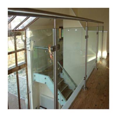 Cina AS NZS2208 glass balusters for patio railing tempered safty glass contemporary stair railing in vendita