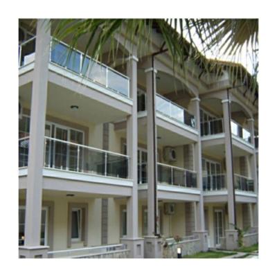 Cina Double laye glass balustrade loft balcony railings clamp balustrade in vendita