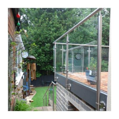 Китай Led glass railings modern farmhouse porch railing stair railing glass products продается