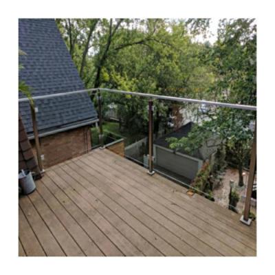 Китай EN 12150 glass guardrail solid balcony railings decking balustrade glass panels продается