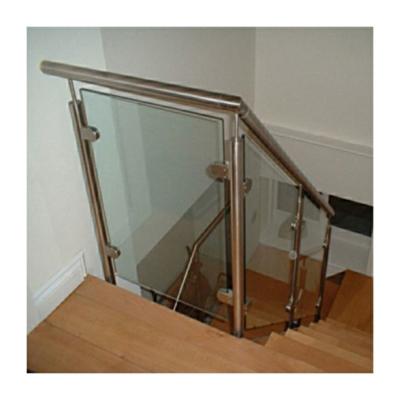 Китай Blue tinted glass railing stainless post stair railing outdoor balustrade perth продается