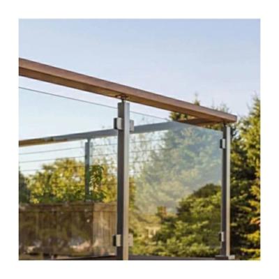 Cina ANSI Z97 glass fencing how to build a deck railing wall railing in vendita