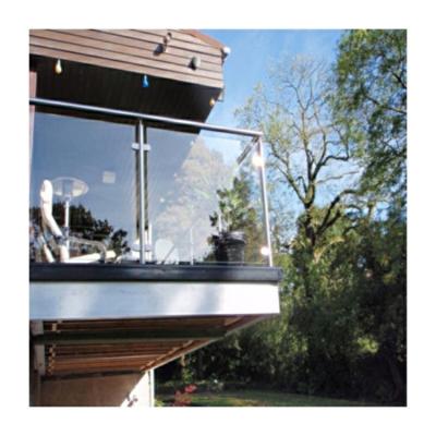 Cina ANSI Z97 glass fencing how to build a deck railing wall railing in vendita