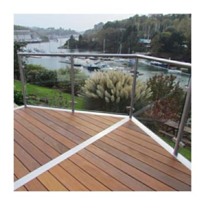 Cina ANSI Z97 glass fencing how to build a deck railing wall railing in vendita