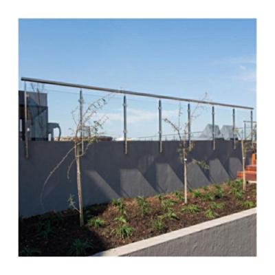 Cina Multilayer glass handrail black vinyl porch railing all glass railing in vendita