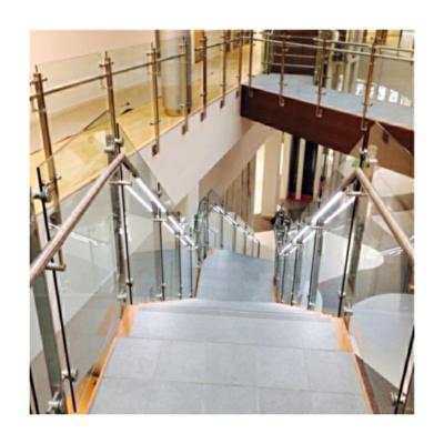中国 EN2190 glass guardrail vinyl deck stair railing balustrade ireland 販売のため
