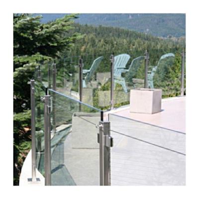 中国 Led glass guardrail roof hatch safety railing veranda glass railing 販売のため
