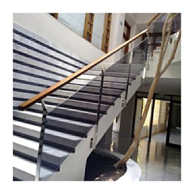 Cina Double laye glass balustrade deck railing and stairs balustrade online in vendita