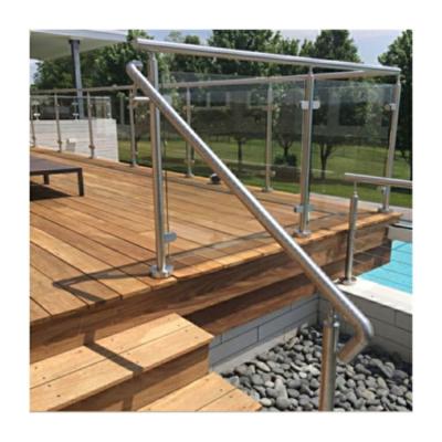 中国 Sgp laminated glass railing vinyl porch railings and columns stair railing hardware 販売のため