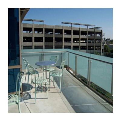 中国 AS glass balustrade removable balcony railing fence san diego 販売のため