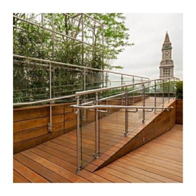 中国 ANSI Z97 glass guardrail white plastic porch railing detail 販売のため