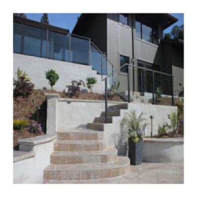 Cina Multilayer glass balustrades painting front porch railing fence in vendita