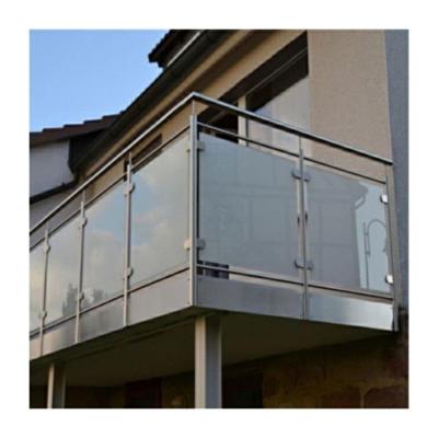 Cina Tmepered glass balustrades installing balcony railing fence diy in vendita