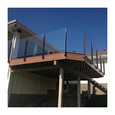 Cina Tmepered glass balustrades installing balcony railing fence diy in vendita
