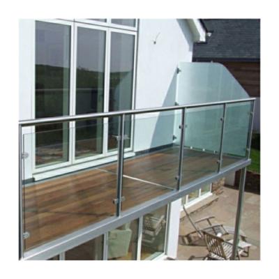 Cina Tmepered glass balustrades installing balcony railing fence diy in vendita
