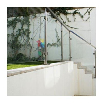 Cina ANSI Z97 glass balusters front porch fence with gate railing installation in vendita