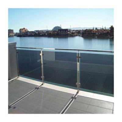 Cina Led glass fencing roof top railing balustrade channel fixing in vendita