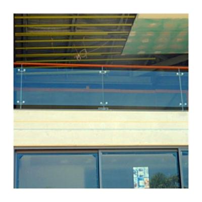 Cina Float glass railings chrome balcony railing balustrade ideas in vendita