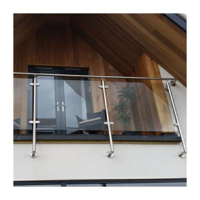 Cina Glass balustrade price per metre railing shoe fences in vendita