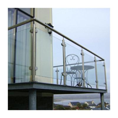 Cina Front porch glass balustrade posts railing fence installation in vendita