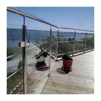 中国 Glass balustrade railing connectors fence cost 販売のため