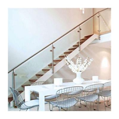 Cina Double laye glass fence pvc handrails for stairs balustrade fixing systems in vendita