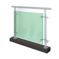 China Customize Metal Post Baluster Glass Railing for sale